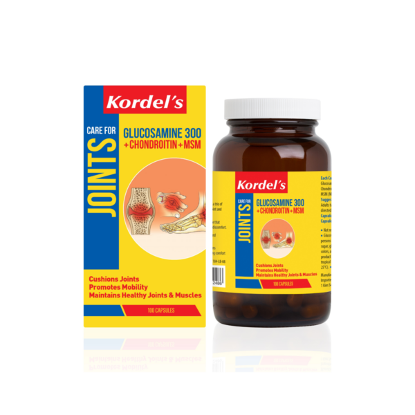 KORDEL'S GLUCOSAMINE 300 + CHONDROITIN + MSM 100s - Nuvanta