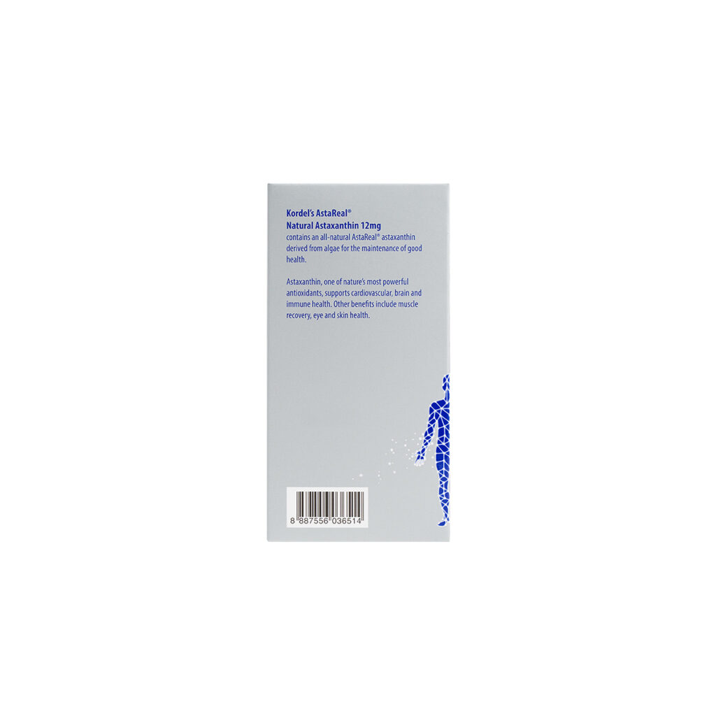 KORDEL’S AstaReal® NATURAL ASTAXANTIN 12 mg 30s - Nuvanta