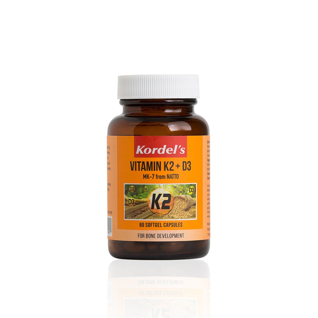 KORDEL'S VITAMIN K2 + D3 60s - Nuvanta