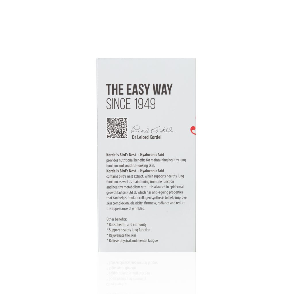 KORDEL’S BIRD'S NEST + HYALURONIC ACID + 60s - Nuvanta